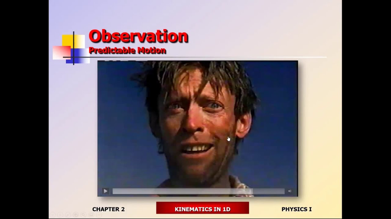 Chapter 02: Kinematics in 1D - Topic 3: Uniform Acceleration