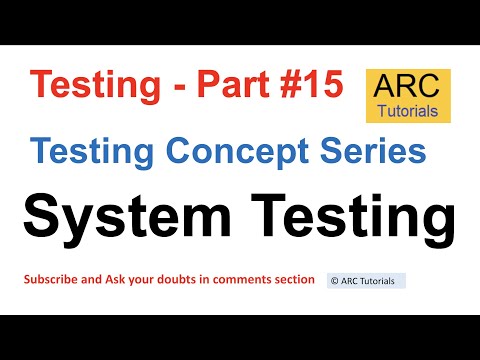 System Testing Tutorial | Testing concepts in software testing | Testing concepts interview