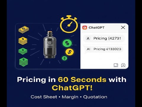 AI for Pricing & Cost Estimation | ChatGPT for Cost Accountants, CAs & Finance Teams