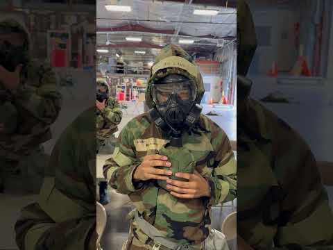 A necessary task in MOPP gear