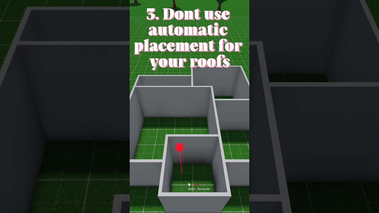 Bloxburg Building Tips!