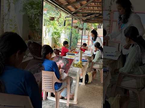 Art classes near me #art #painting #kaviartstudio #shorts #trending