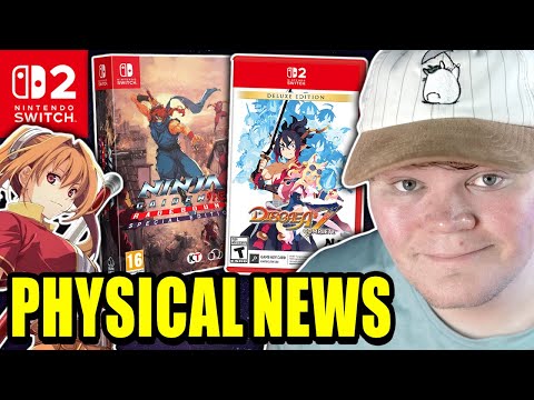 Switch 2 Physical News! | Disgaea 7 Complete, Ninja Gaiden Ragebound, Trails in the Sky & More!