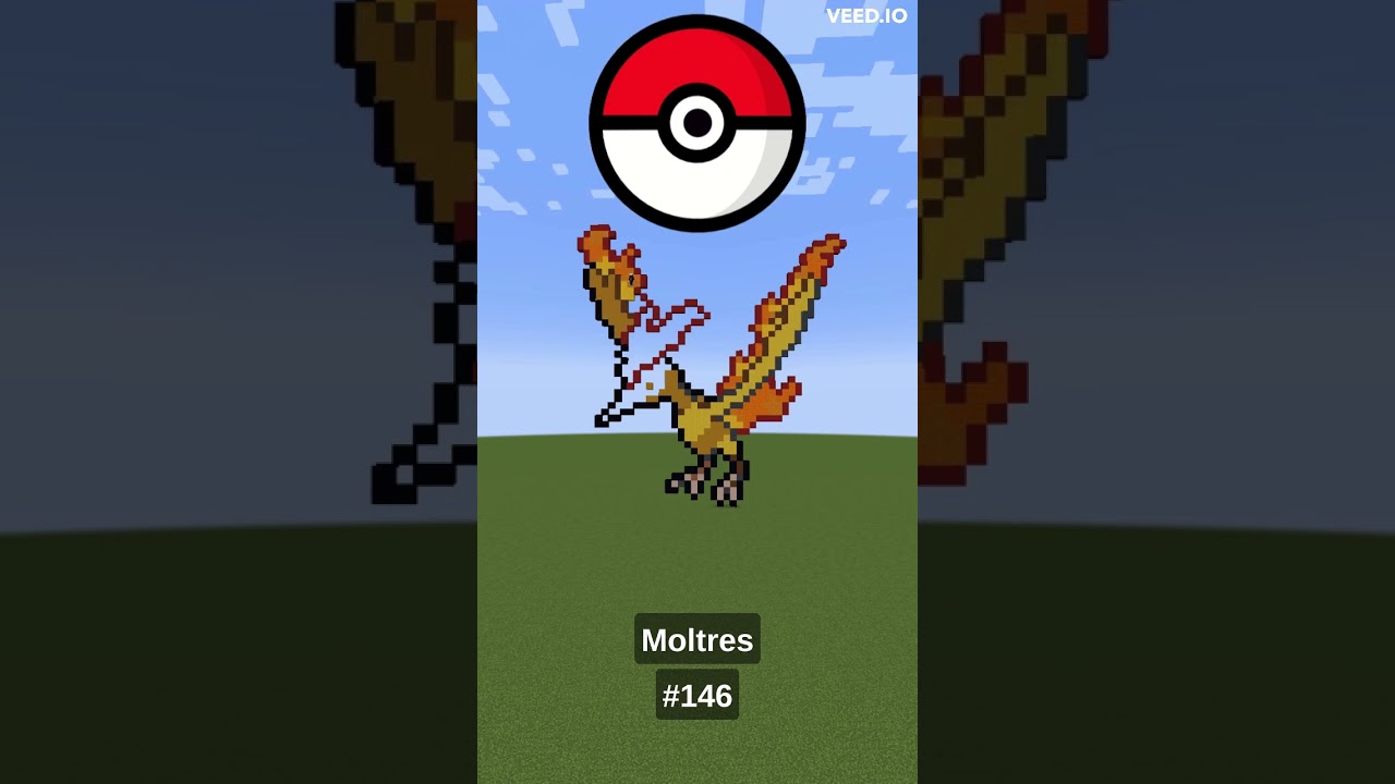 Moltres Pixel Art (146)!