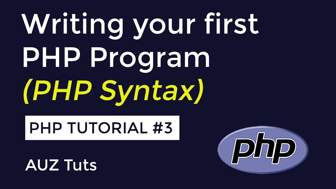 Basic Syntax of PHP | Writing PHP and HTML Together  |  Beginner PHP Tutorial #3