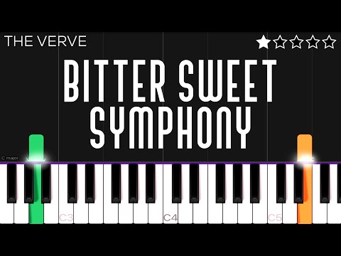 The Verve - Bitter Sweet Symphony | EASY Piano Tutorial