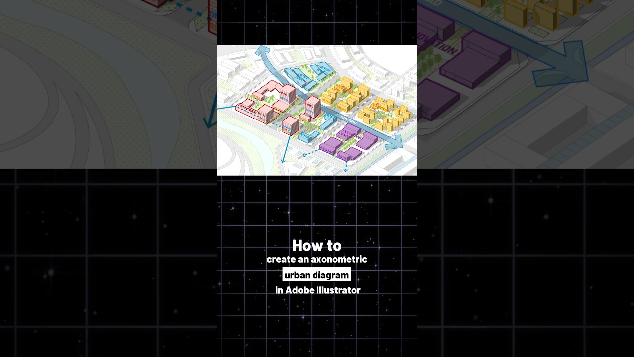 Urban diagram in illustrator. #architecture #urbandesign #urbanplanning