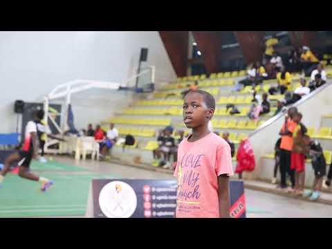 Belinda Nakityo competing in the Semi Finals of U13 - National Schools Badminton Tournament 2025