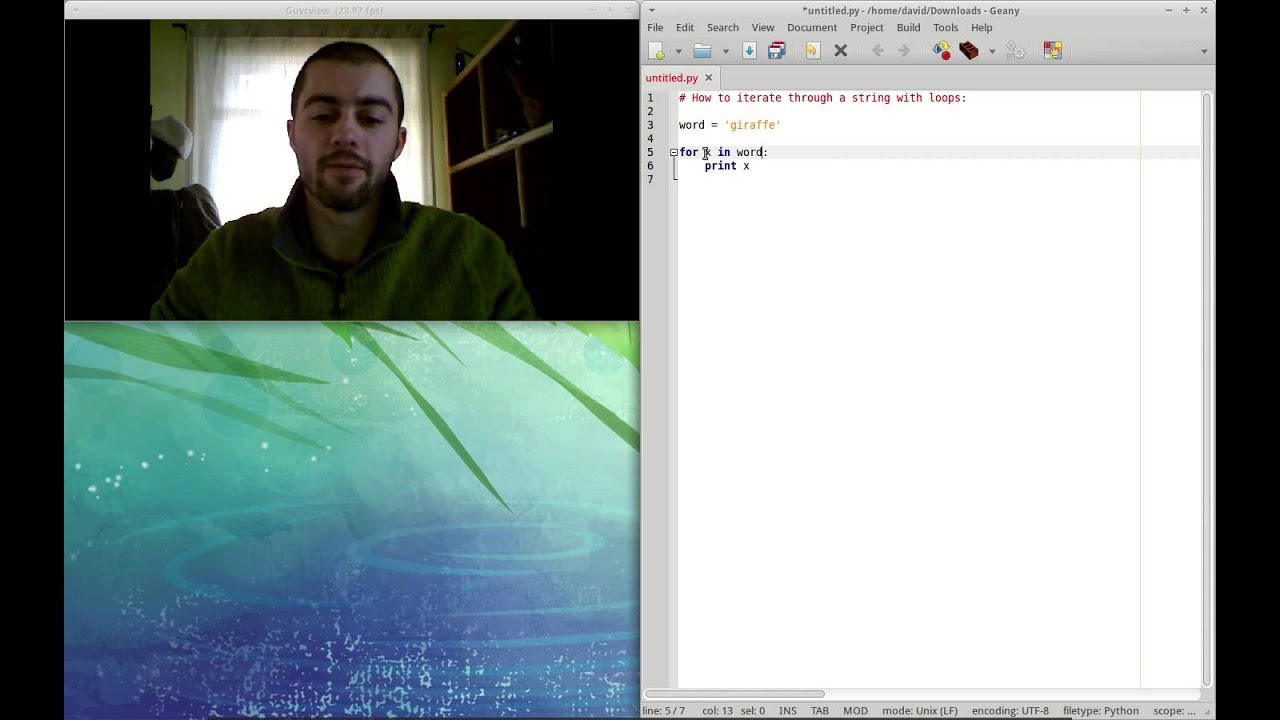 How to Iterate through Strings in Python