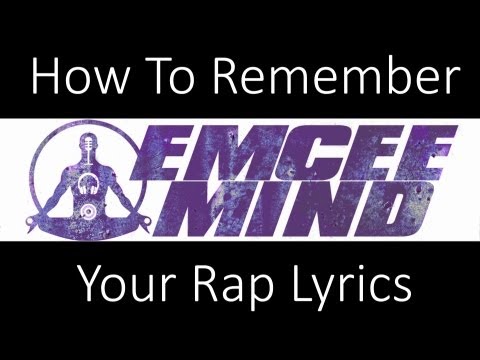 How to Rap Tutorial: How to Remember Your Rap Lyrics Fast!