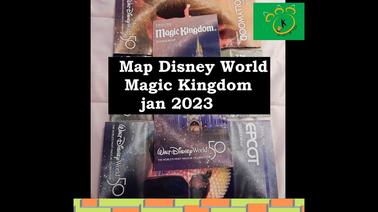 Disney World Magic Kingdom - park map guide