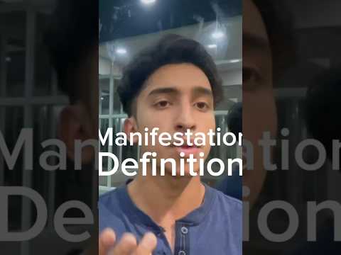 Manifestation Definition #manifestation #malayalam #manifest #manifesting
