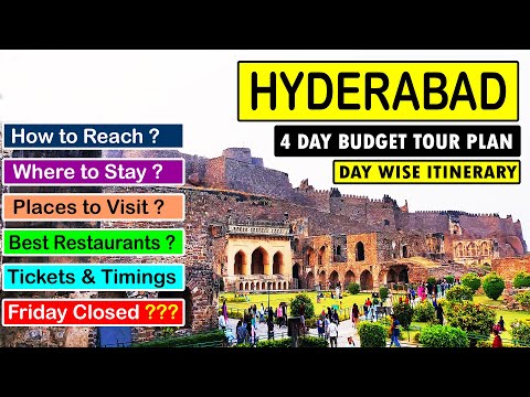 Hyderabad Budget Tour Plan | 4 Days Tour Plan | Detail Itinerary |
