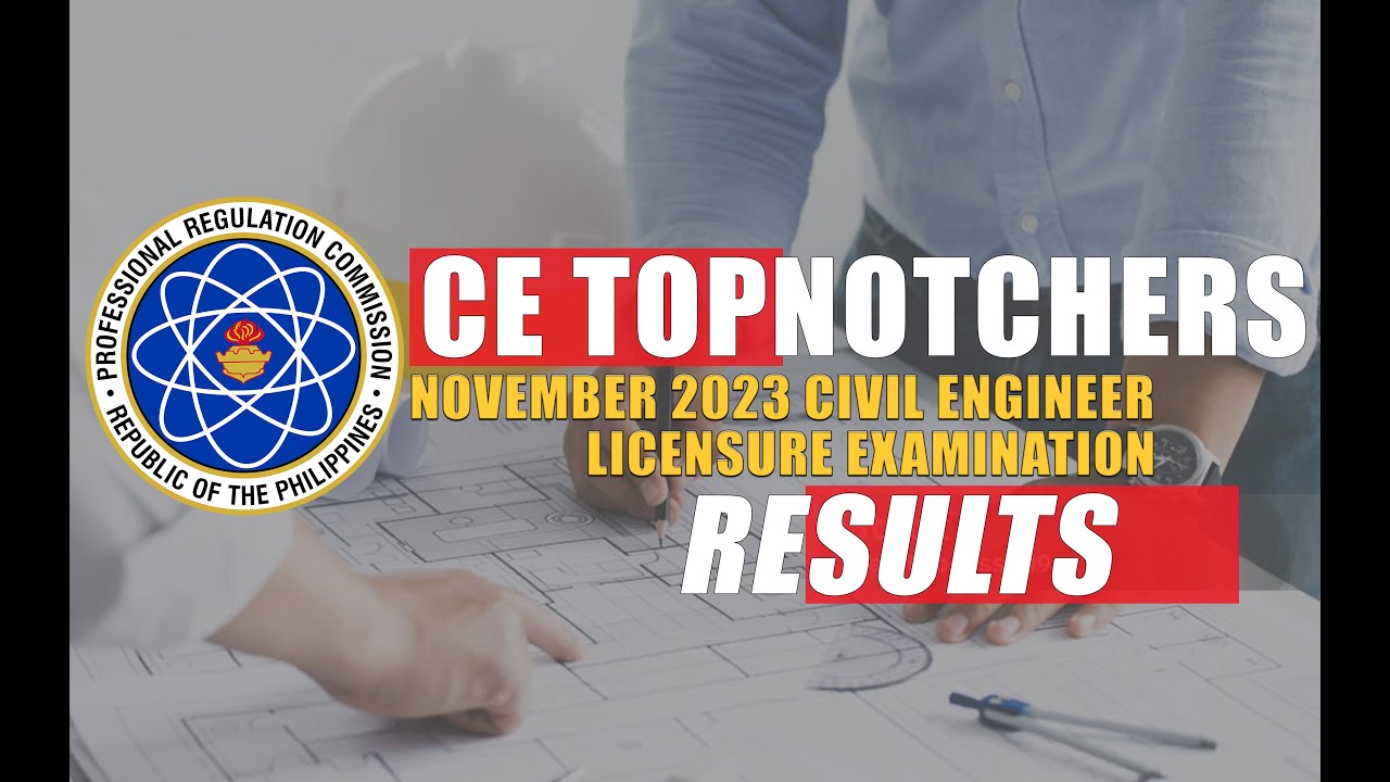 November 2023 Civil Engineer Licensure Examination Results | CE Board Exam