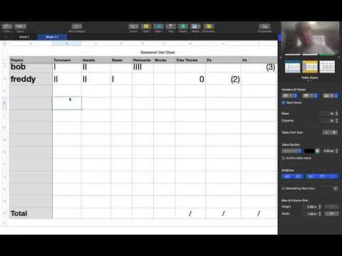how to take basketball stats
