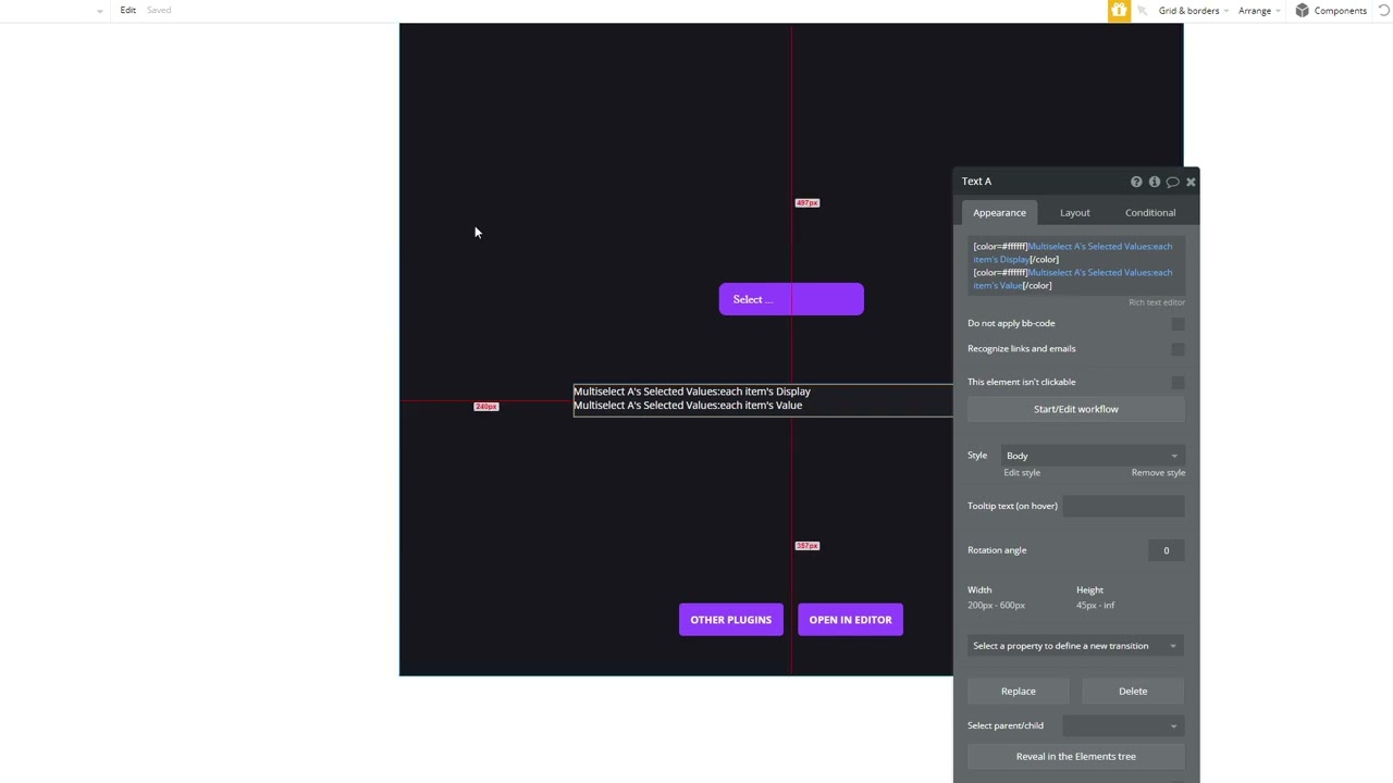 Modal Multiselect - Easy to use modal multiselect - Showcase - Bubble Forum