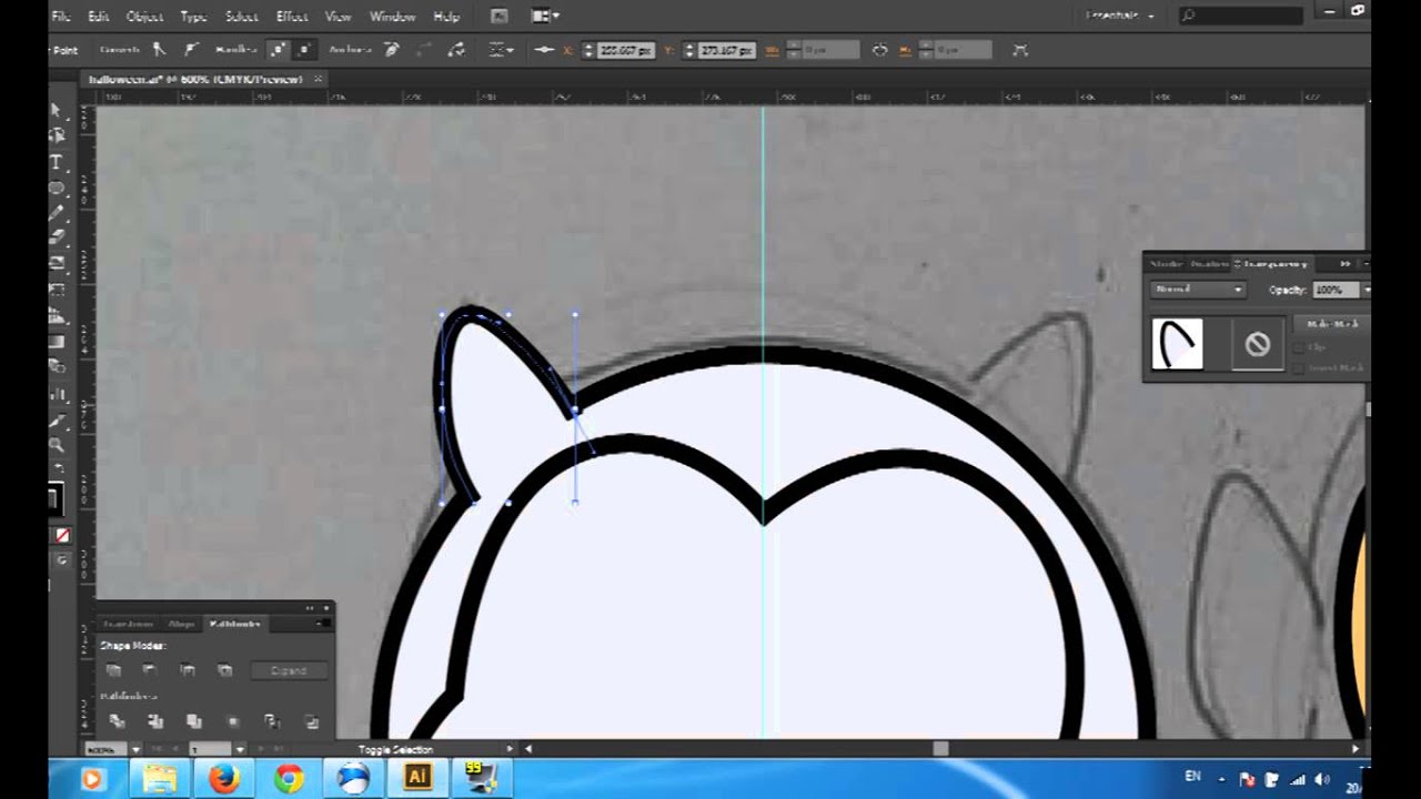 Adobe Illustrators Devil drawing tutorials