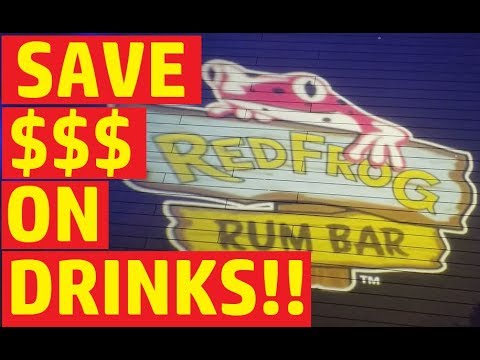 Carnival Cruise Red Frog Rum Bar Drinks MENU and Tips!!