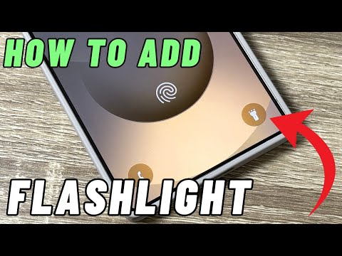How to Add Flashlight (Torch) Shortcut to Lock Screen on Samsung Galaxy