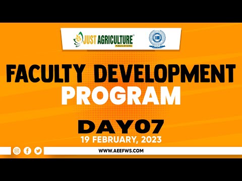 | FDP | DAY-7 | JUST AGRICULTURE | SGT UNIVERSITY |