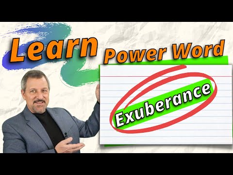 How to Learn and Use New Words - Exuberance