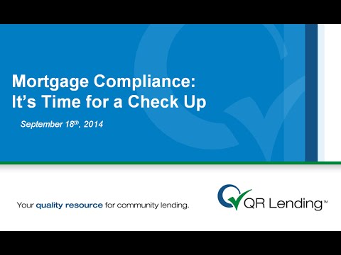 Mortgage Compliance: It's Time for a Check Up