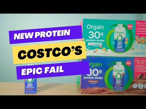 New Orgain 30G Whey Protein Shake Is Costco's Epic Fail | Product Review