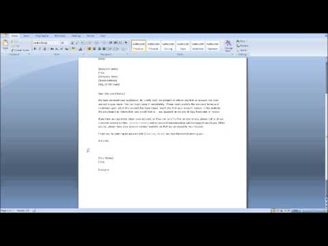 Credit Approval Letter Sample