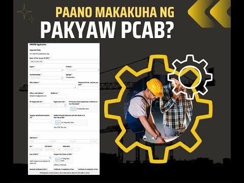 PAANO BA MAKAKUHA NG PAKYAW PCAB LICENSE?