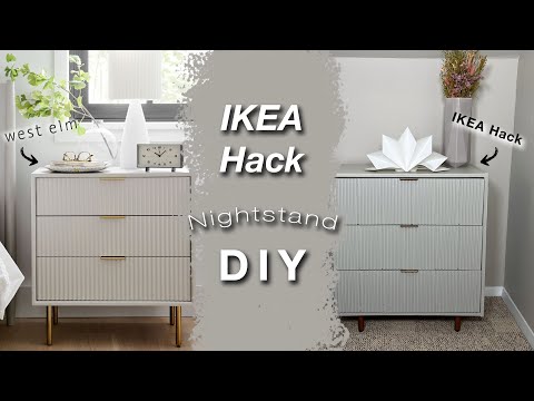 DIY RAST Nightstands | IKEA Hack | West Elm Dupe | DIY IKEA RAST Hack