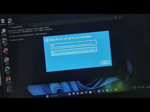 How to Factory Reset Windows 11 using cmd (Command Prompt)