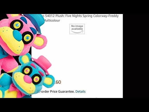 New Funko Fnaf Plush Listing on Amazon but it's a potential blacklight redesign