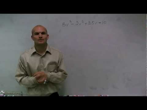 Algebra - Factoring By Grouping - Easy