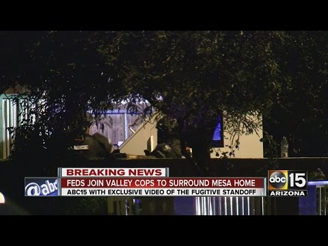 Feds join Mesa police to surround Mesa home