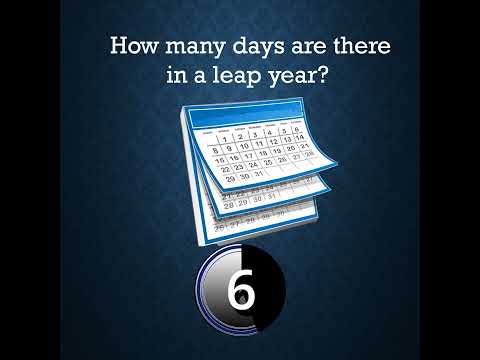 How many days are there in a leap year? ||GK ||GK with prima|