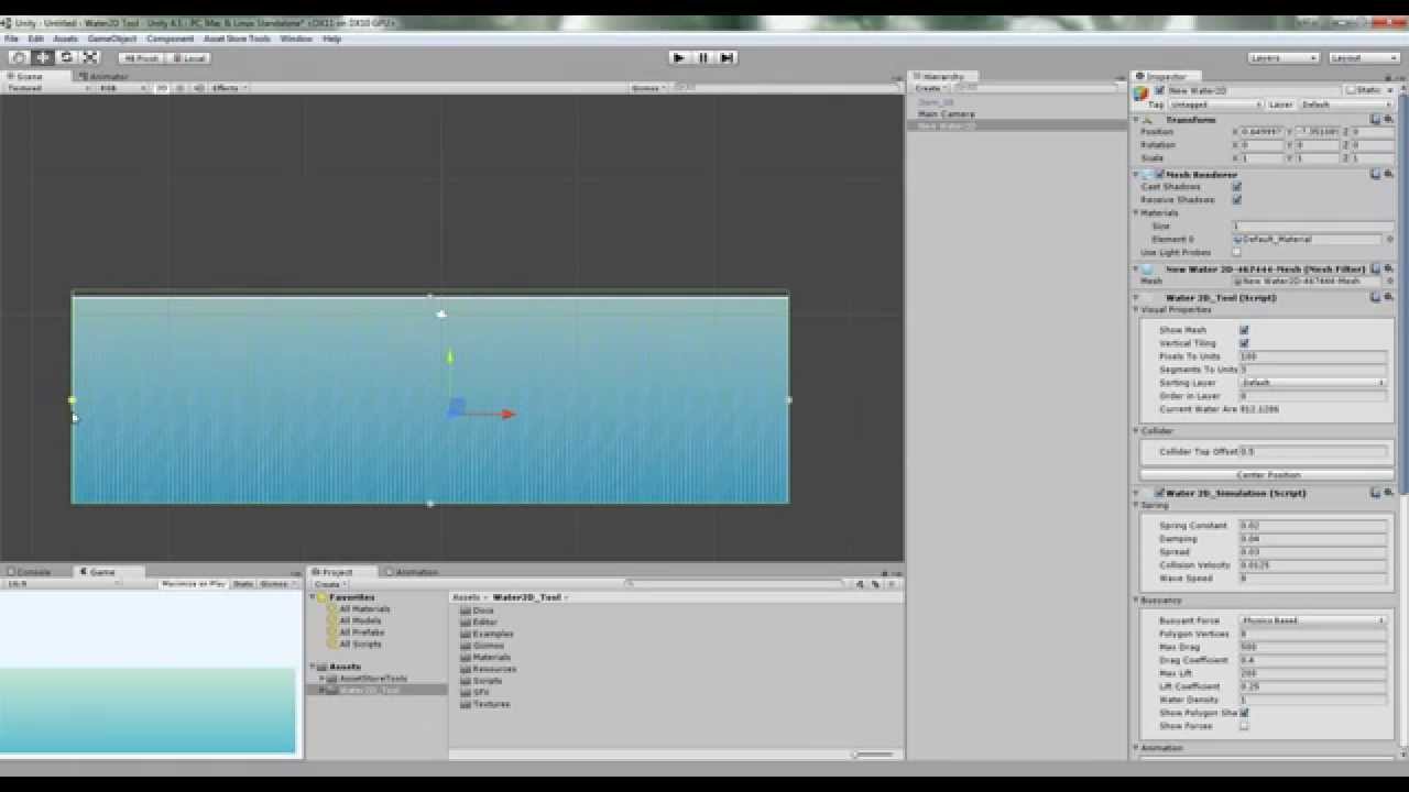 Water 2D Tool - Tutorial 1: The Basics