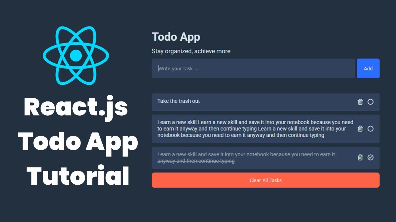 React.js Todo App Tutorial – Build & Deploy a Task Manager [Full Guide]