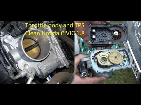 Honda Civic VIII IX 1.8 FULL Throttle Body + TPS Sensor + "IAC" Cleaning R18A