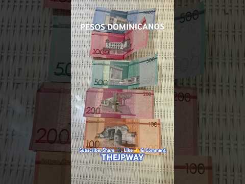 Dominicano Pesos 🇩🇴 Dominican Republic Money DOP #dominicanrepublic #travel #foreigncurrency