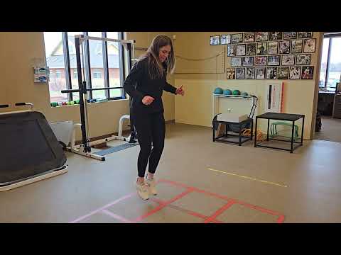 Double Leg Hopping: side to side