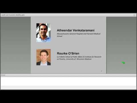 Health and Economic Opportunity: Webinar Recording