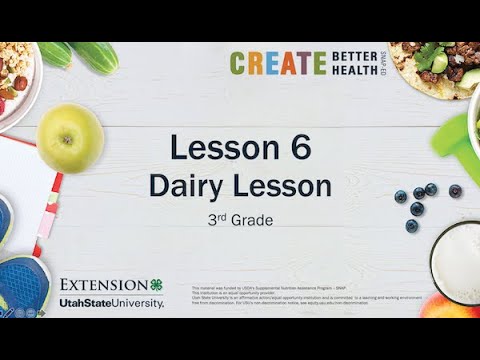 Lesson 6 - Dairy 3rd grade