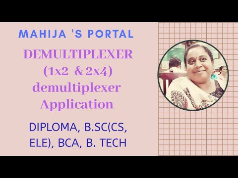 DEMULTIPLEXER (1x2 & 2x4) APPLICATION