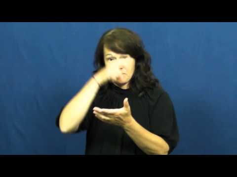 American Sign Language ASL Video Dictionary - hockey puck