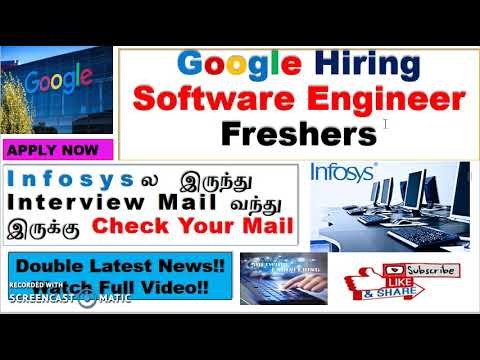 Google Hiring Software Engineer | Freshers | Infosys Interview Mail | Any Degree |.Any Passed Out 👍👍