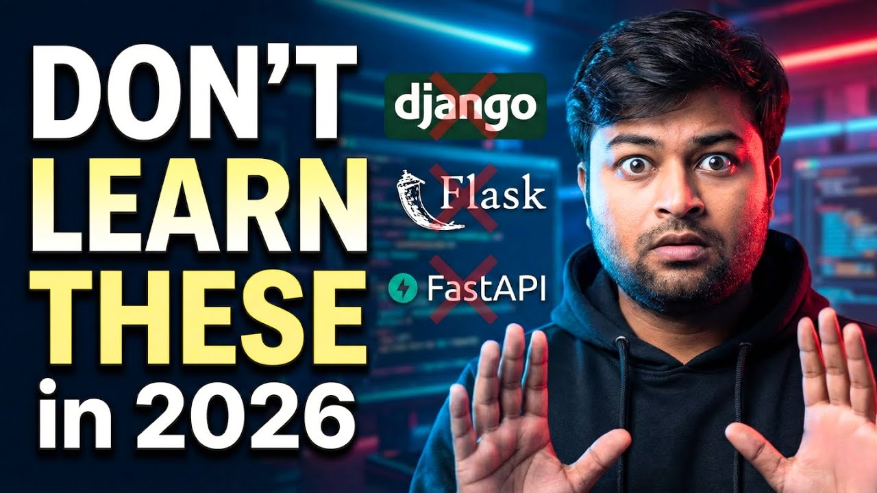 FastAPI vs Django vs Flask | Which Python Framework Should You Learn in 2026?