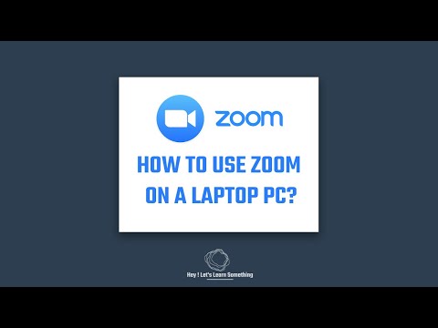 How to use zoom on a laptop / PC? | Join or Schedule a Meeting | Mute audio or disable Video | 2022