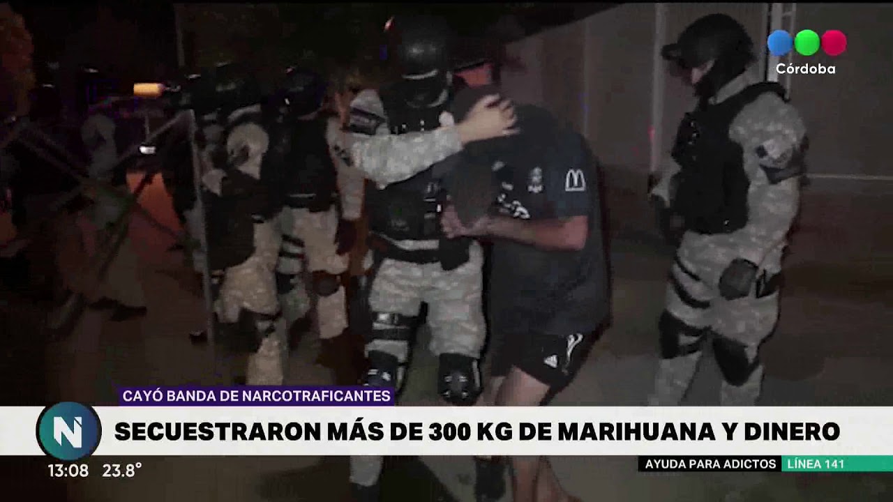 Golpe al narcotráfico: secuestraron más de 300 Kg de marihuana y dinero en efectivo