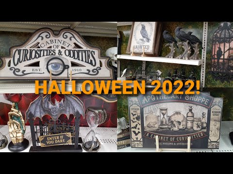Michael's HALLOWEEN 2022! Halloween Decor, Apothecary, Lab,Palmistry, #halloween #halloweendecor