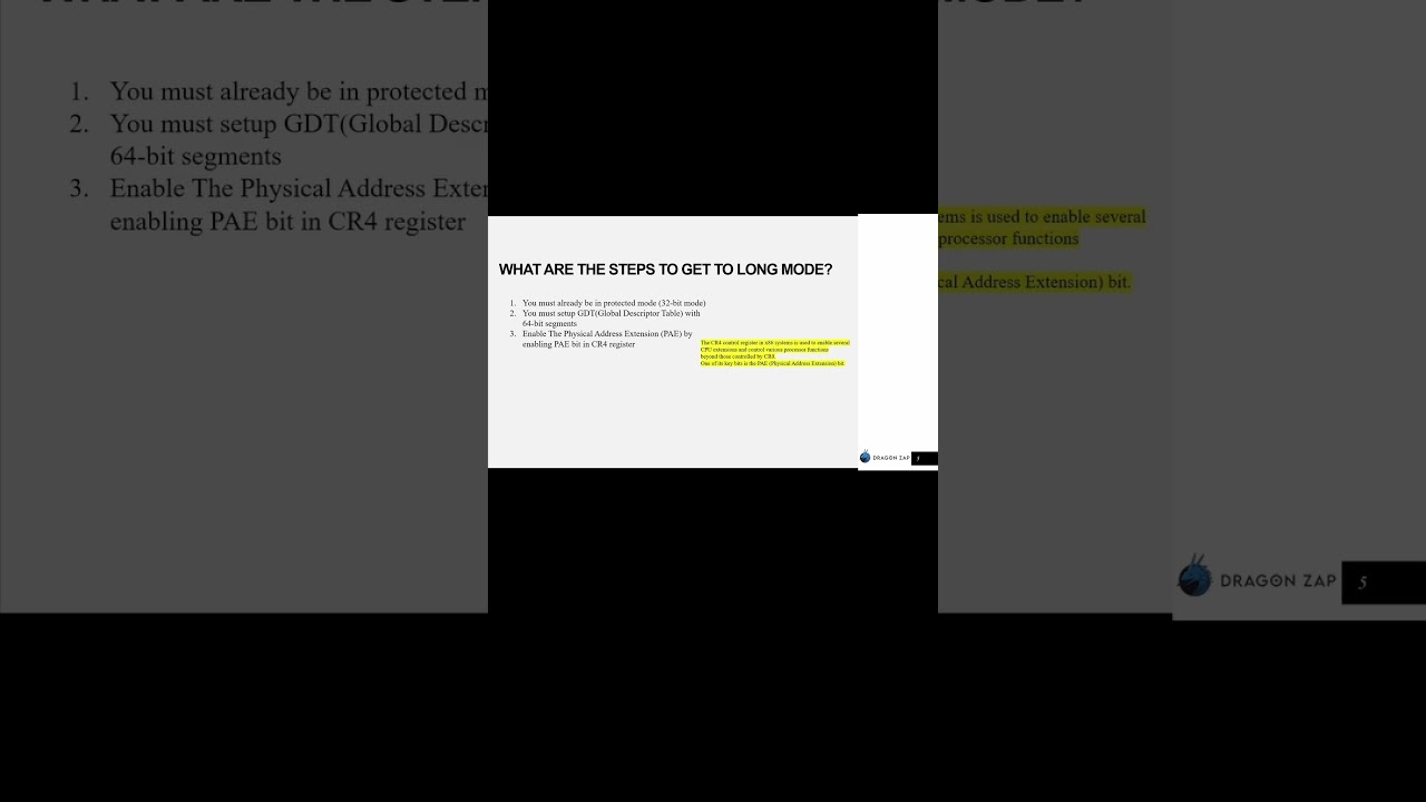 Getting into 64 bit long mode #kerneldev  #kernel  #osdev #programming #cprogramming #nasm #assembly
